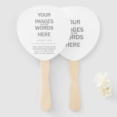 DIY (Shape Options) - Hand Fan | Zazzle