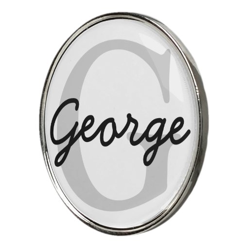 DIY - Simply Monogram / Name Golf Ball Marker | Zazzle