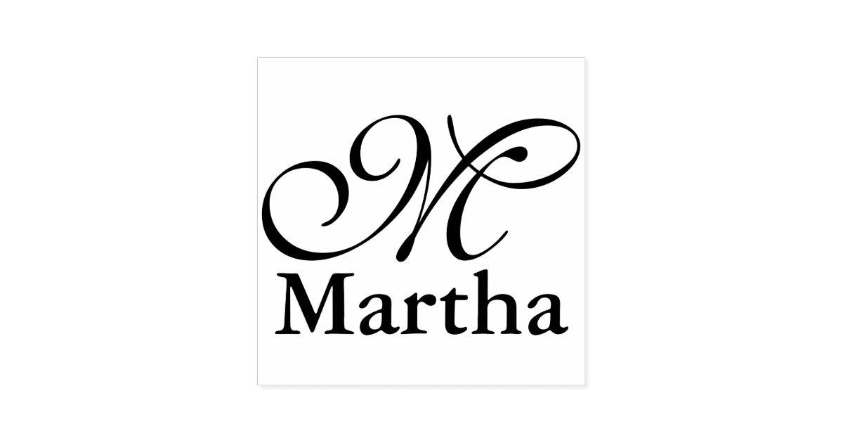 DIY - Simply Monogram / Name Self-inking Stamp | Zazzle