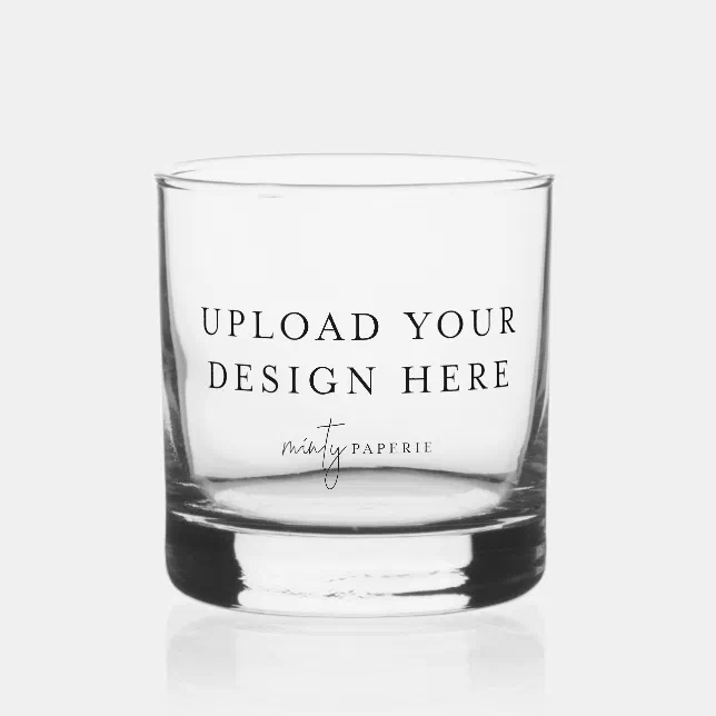 DIY Upload Your Own Printed Rocks Glass | Zazzle