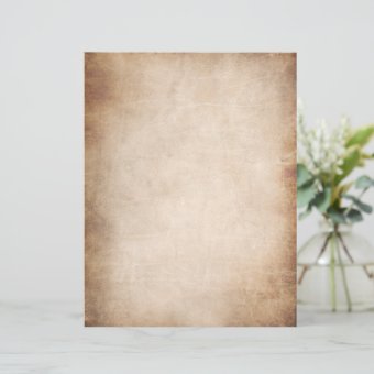 DIY Vintage Scroll Invitation Parchment Paper | Zazzle