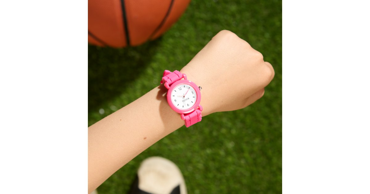 DIY Watch | Custom Text, Name, Color | Zazzle