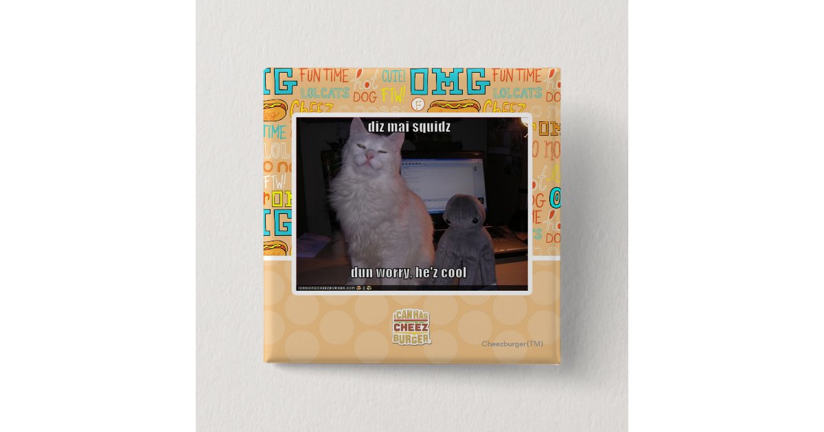 diz mai squidz pinback button | Zazzle