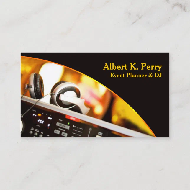 DJ Business Card | Zazzle