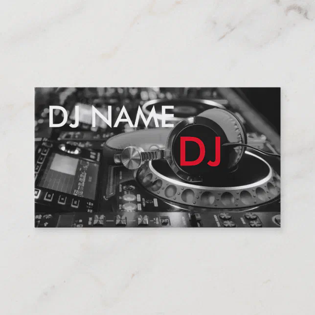 dj business card | Zazzle