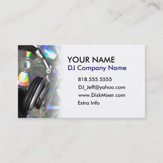 DJ Business Cards | Zazzle