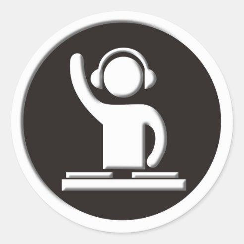 Dj Stickers | Zazzle
