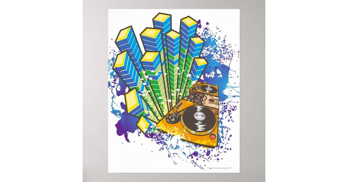 DJ Control Panel Poster | Zazzle