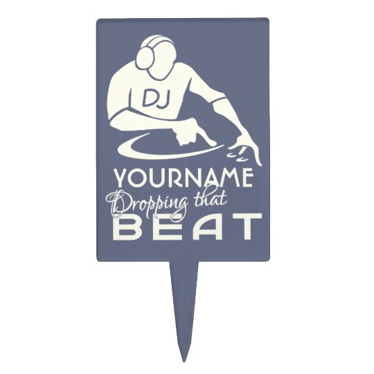DJ custom cake topper | Zazzle.com