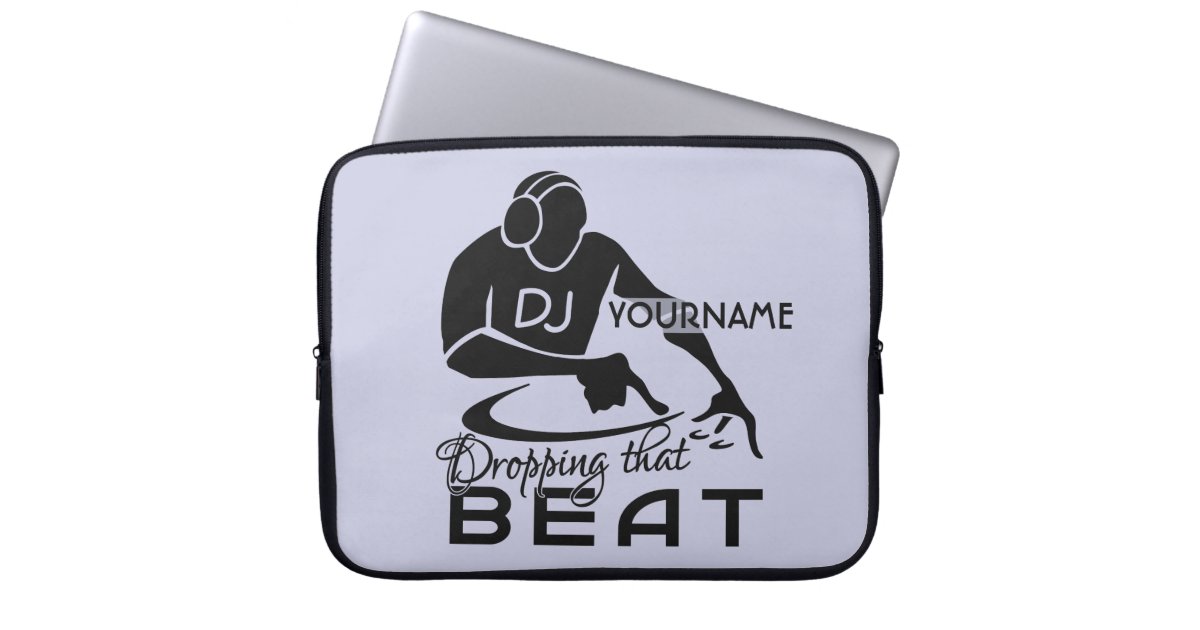 DJ custom laptop sleeve | Zazzle