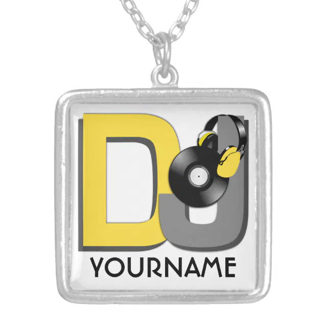 DJ custom necklace | Zazzle