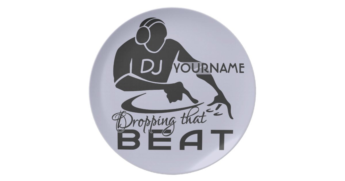 DJ custom plate | Zazzle