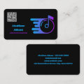 DJ Custom QR Code Business Card | Zazzle