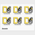 DJ custom stickers | Zazzle
