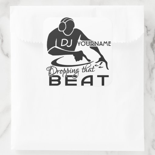 DJ custom stickers | Zazzle