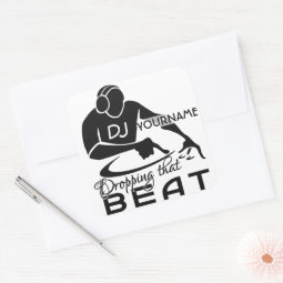 DJ custom stickers | Zazzle