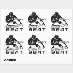 DJ custom stickers | Zazzle