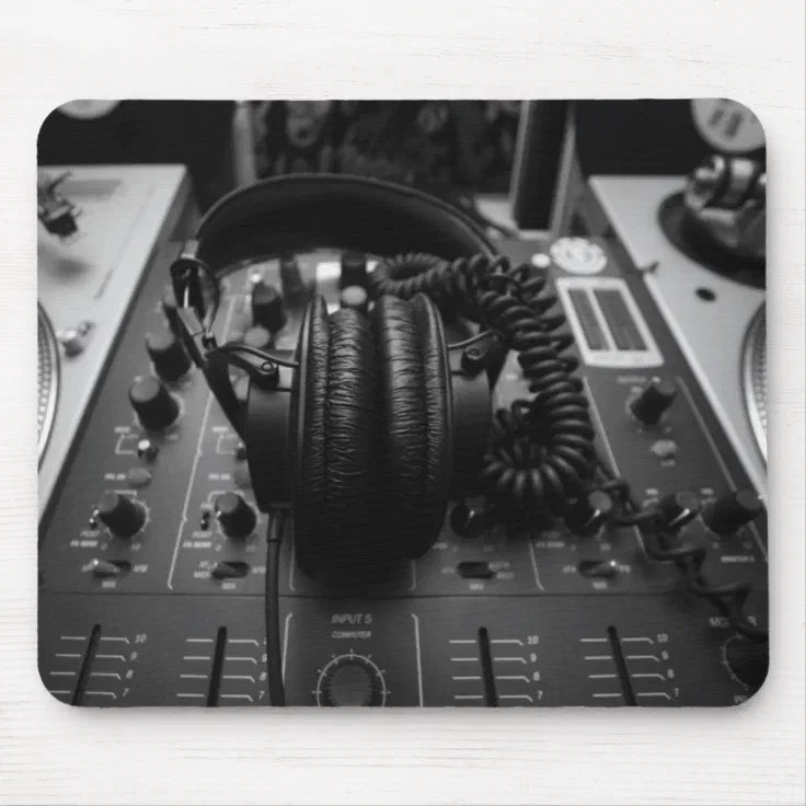 DJ Mixer Mouse Pad | Zazzle