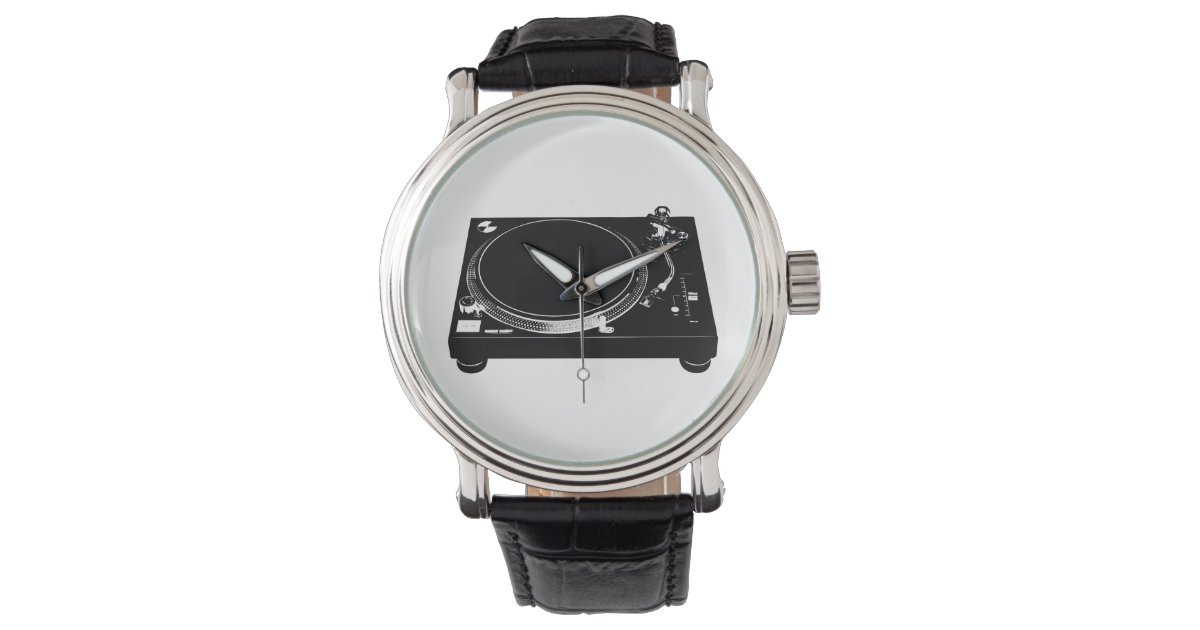 DJ Mixing Deck Watch | Zazzle