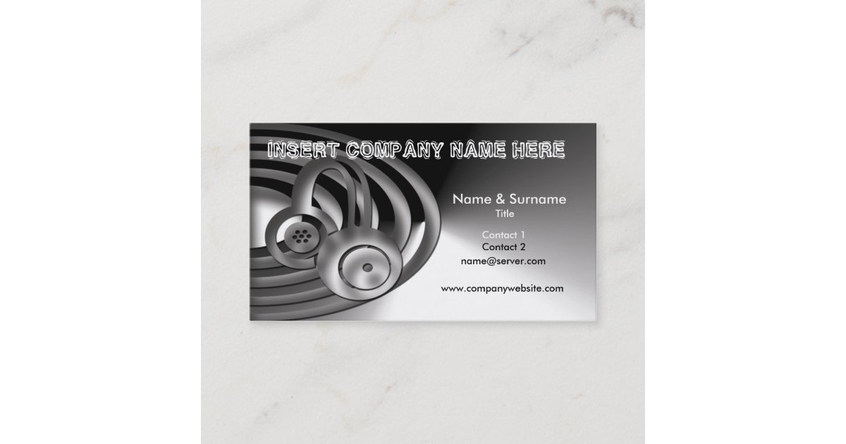 DJ, mixing, sound business cards | Zazzle