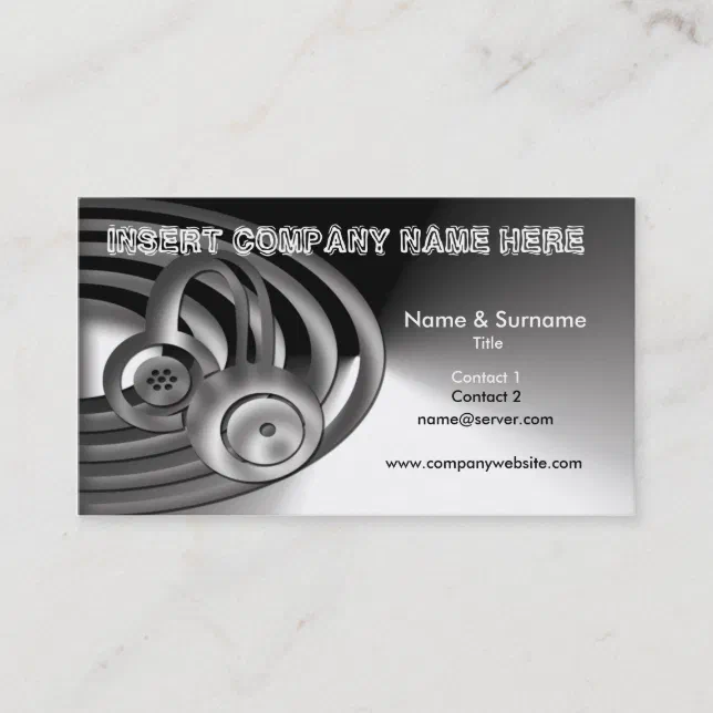 DJ, mixing, sound business cards | Zazzle