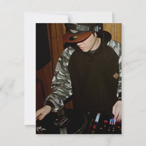 DJ Music and Dance Gig photo invitation | Zazzle