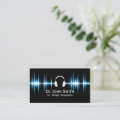 DJ Music Beat Professional Business Card | Zazzle