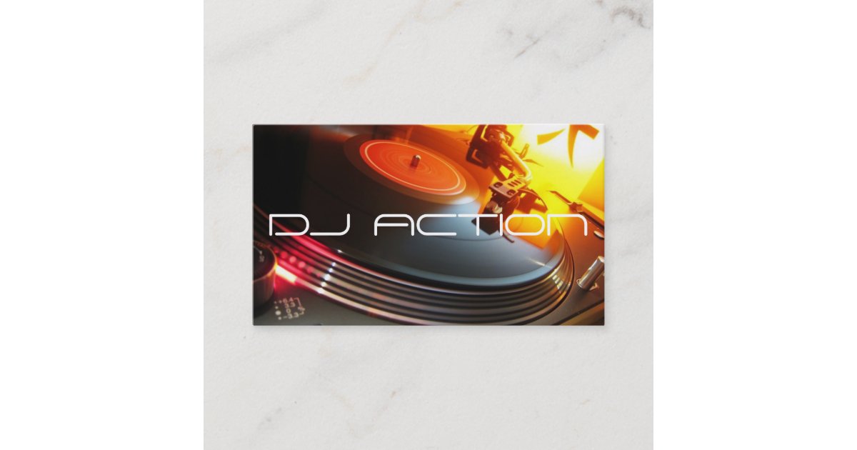 DJ Music Club Entertainment Business Card | Zazzle