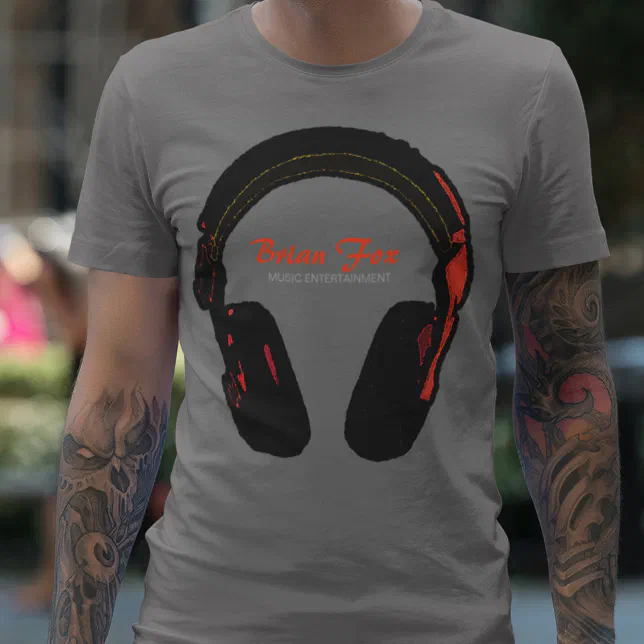 DJ music entertainment T-Shirt | Zazzle