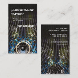 DJ Speaker Rays Business Card | Zazzle