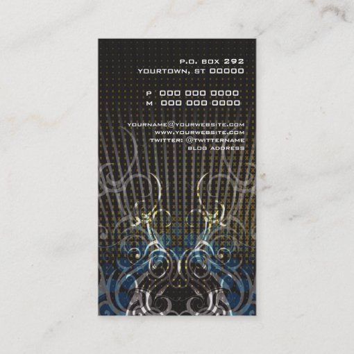 DJ Speaker Rays Business Card | Zazzle