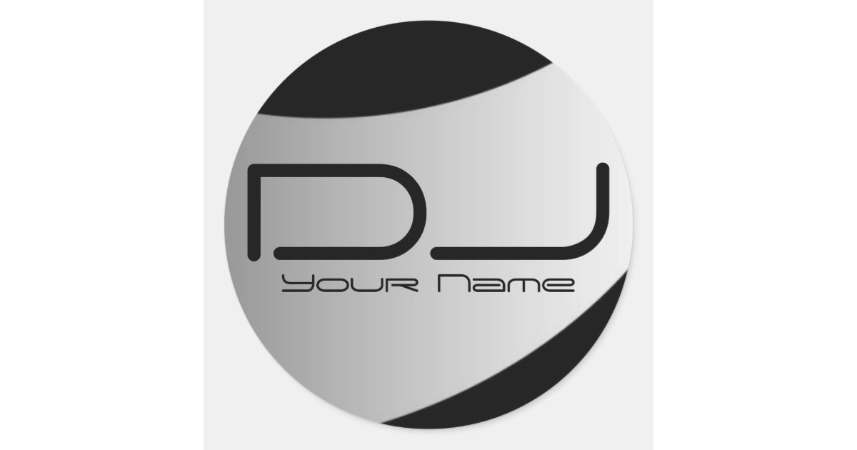 DJ Sticker | Zazzle