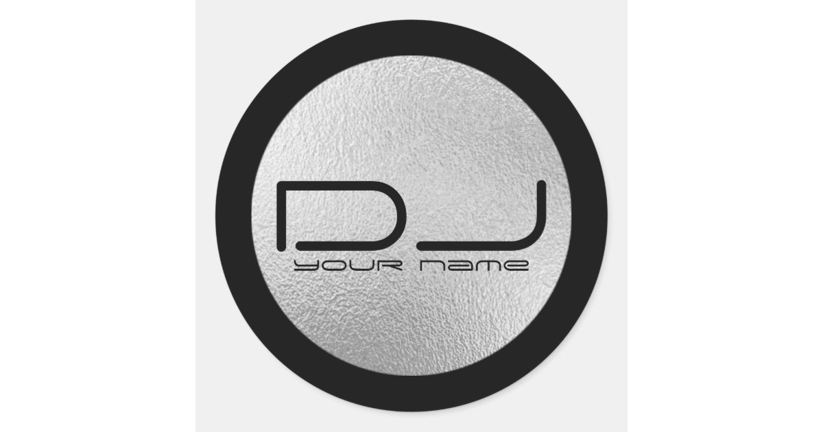 DJ Sticker | Zazzle