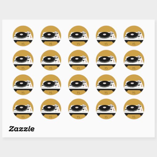 DJ stickers | Zazzle