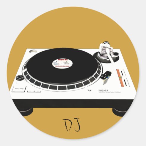 Dj Stickers | Zazzle