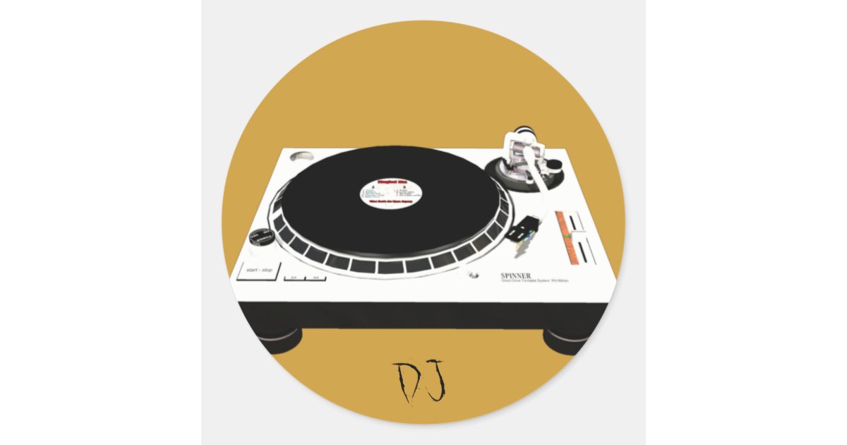 DJ stickers | Zazzle