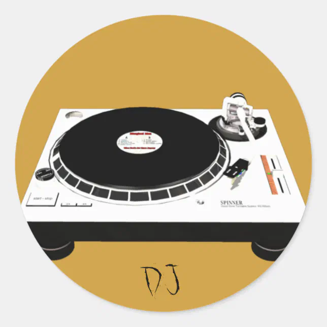 DJ stickers | Zazzle