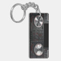 DJ turntable mix desk keychain | Zazzle
