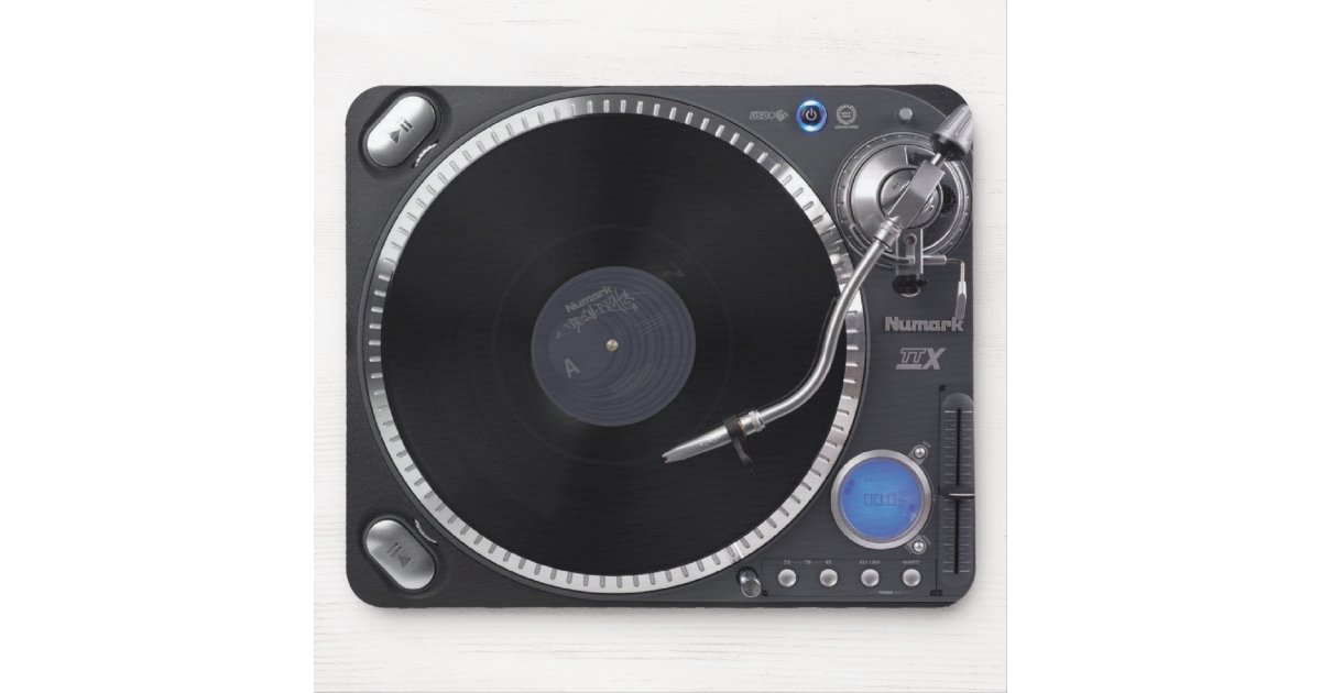 DJ Turntable Mousepad | Zazzle
