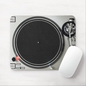 DJ Turntable Mousepad | Zazzle