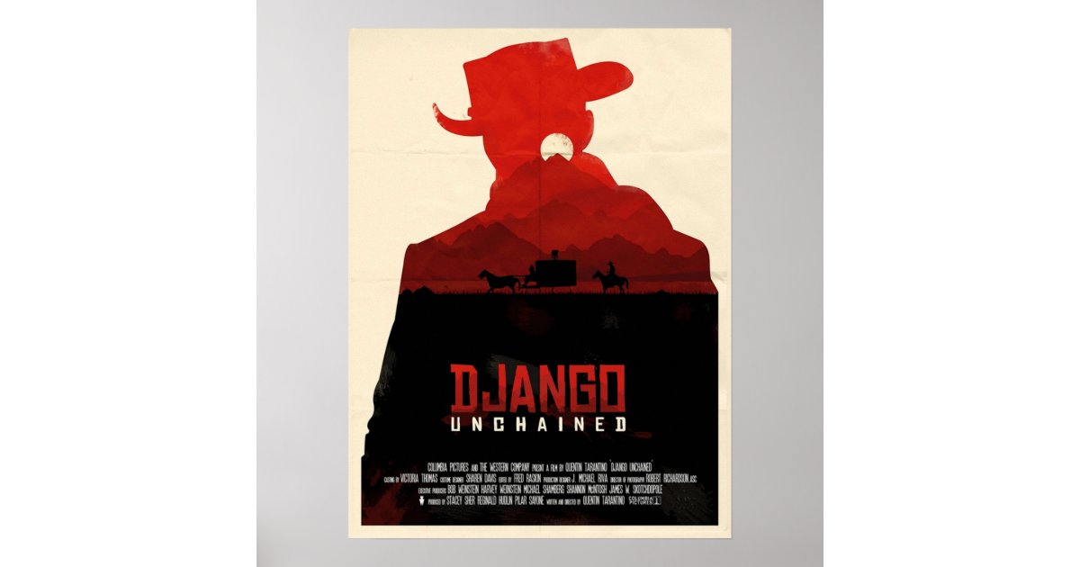 Django Unchained Alternative Poster | Zazzle