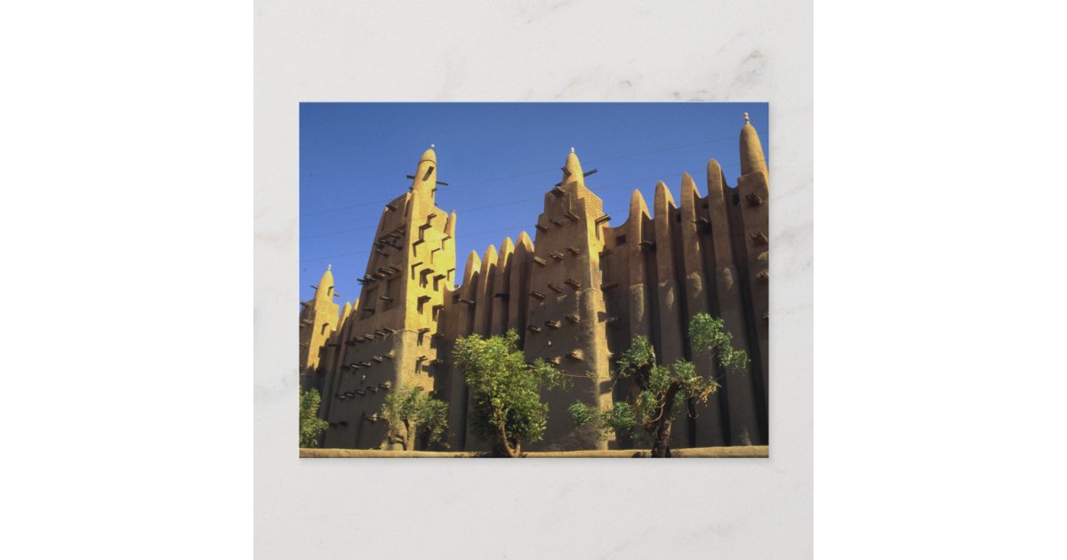 Djenne, Mali Postcard | Zazzle