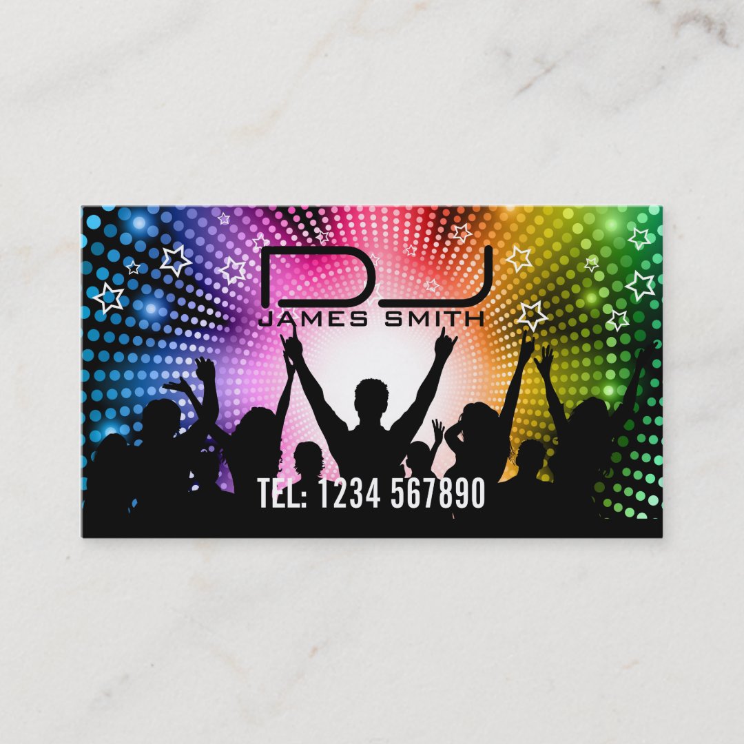 DJ's Business Card | Zazzle