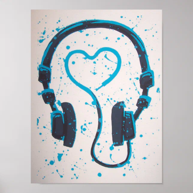 DJs Love Music Poster | Zazzle