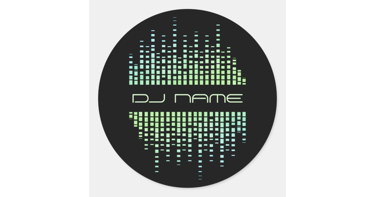 DJs Music Producer Remixer Classic Round Sticker | Zazzle