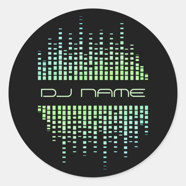 DJs Music Producer Remixer Classic Round Sticker | Zazzle