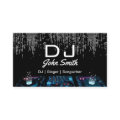 DJs Singer Songwriter Modern Music Event Business Card | Zazzle