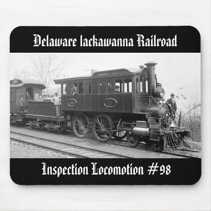 DL+ W Steam Inspection Locomotive Mouse Pad | Zazzle