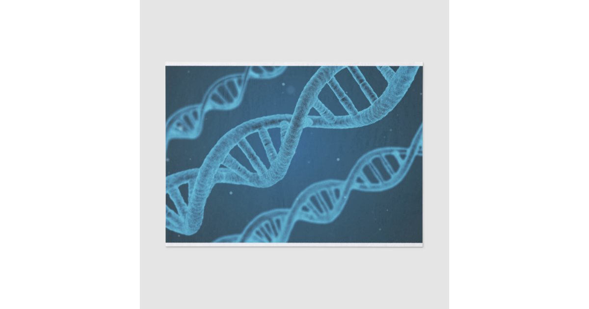 DNA Double Helix Tissue Paper | Zazzle