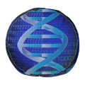 DNA ID Blue Pouf | Zazzle